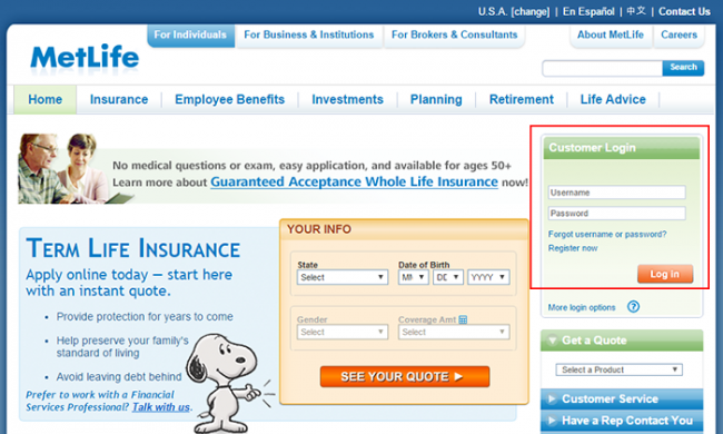 MetLife Auto Insurance Login | Make a Payment - Insurance Reviews